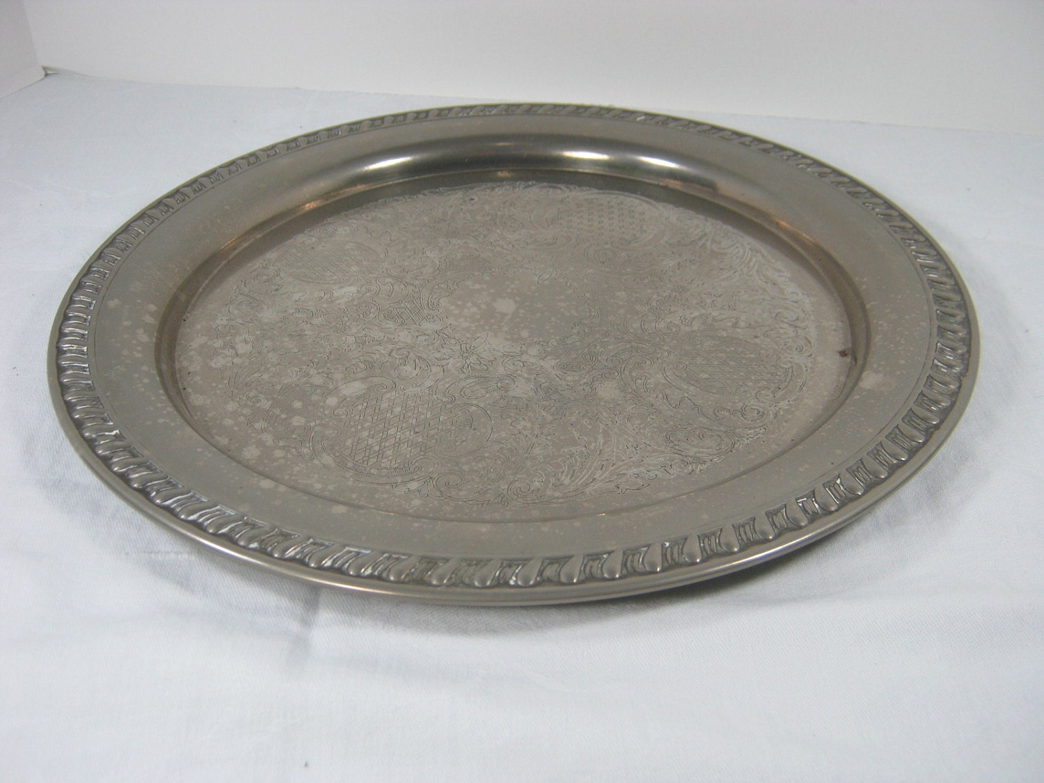 Vintage SILVERPLATE TRAY Tarnish PATINA Wedding Leonard Italy – Haute Juice
