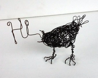 Wire Animals unique sculptures made from wire. by wireanimals