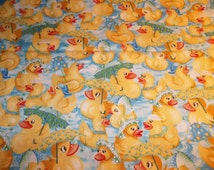 Unique rubber ducky fabric related items | Etsy
