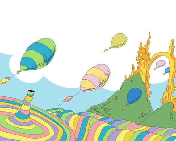Oh The Places You ll Go Balloons Dr Seuss Instant