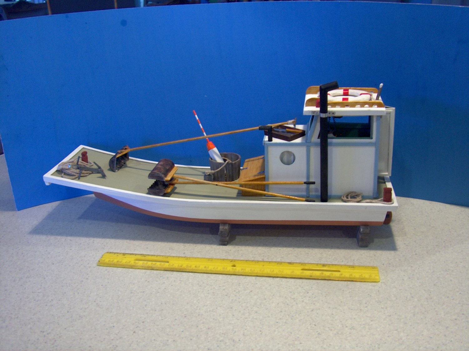 Hand Crafted Long Island Clam Boat FREE SHIPPING by jaybee11