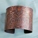 Decorative Lynx cuff vintage design lynx copper by McDaddio