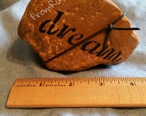 Popular items for rock paperweight on Etsy