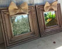 Popular items for rustic mirror on Etsy