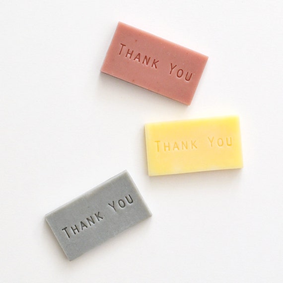 Custom Stamped Soap Favours Personalised for your Wedding