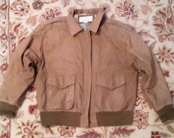 Items similar to Vintage 1950s 1960s Mens Pig Skin SUEDE Jacket with ...