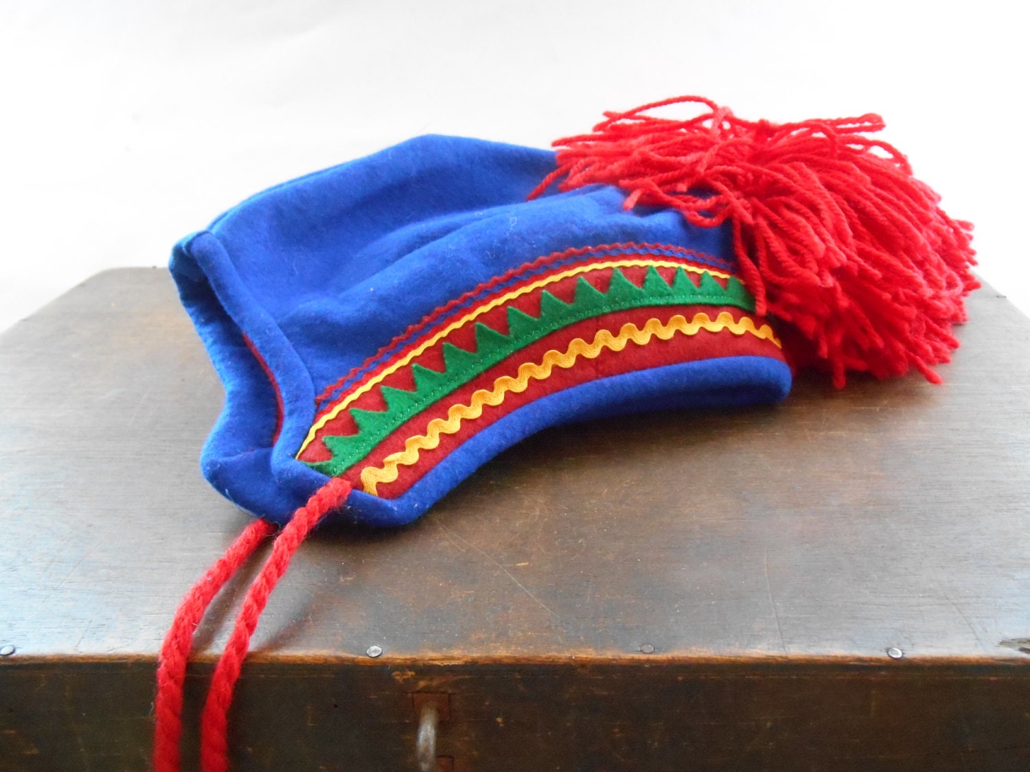 Vintage Sami hat Laplander Hat Scandinavian folk by TasteVintage