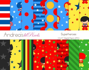 Popular items for superhero paper on Etsy