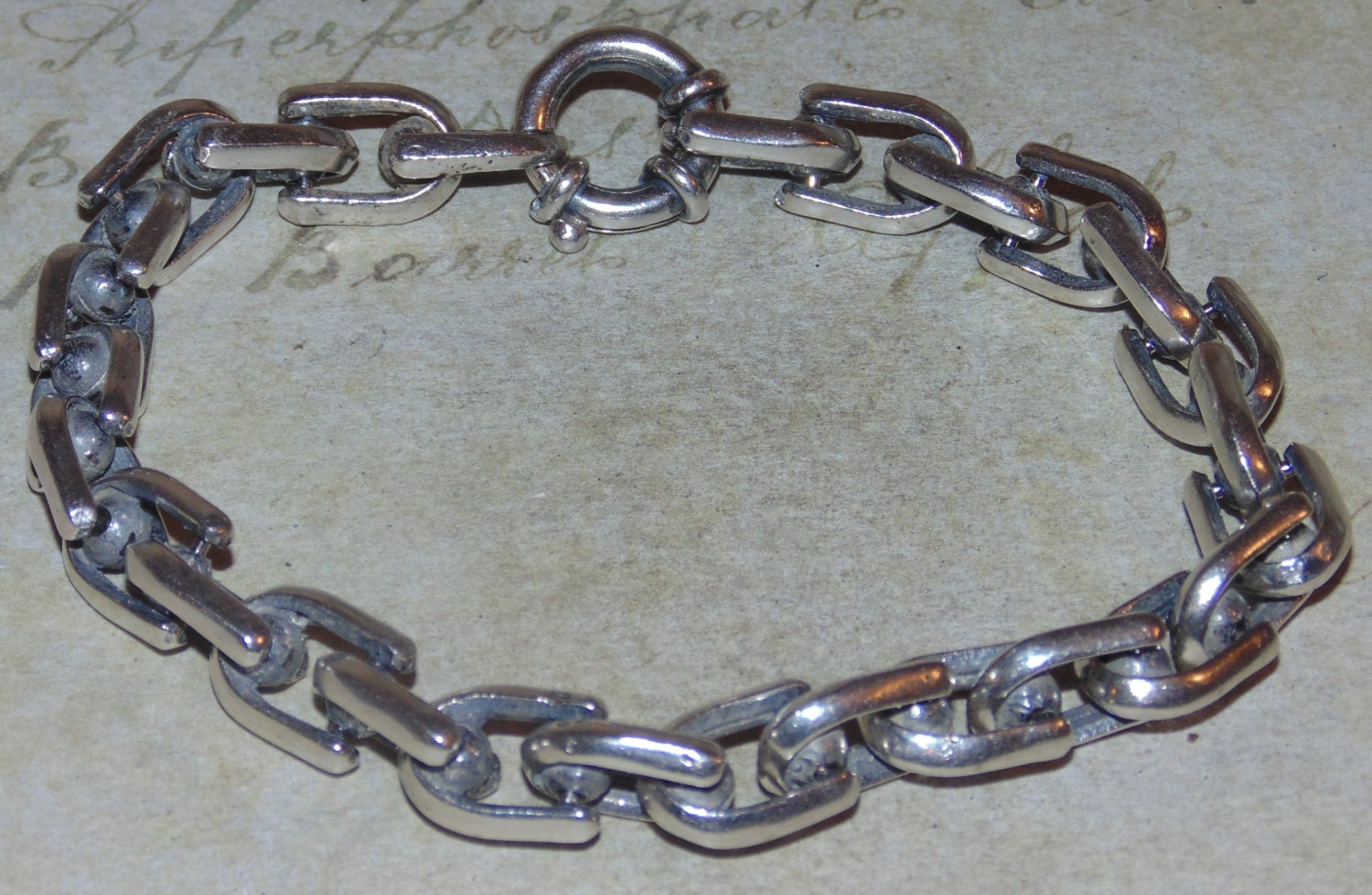 Free Shipping Vintage Estate Sterling Silver Mens Heavy Horse ...