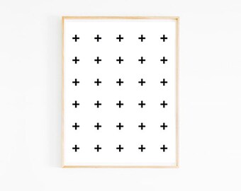 Plus sign pattern | Etsy