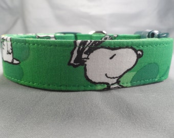 Snoopy dog collar | Etsy