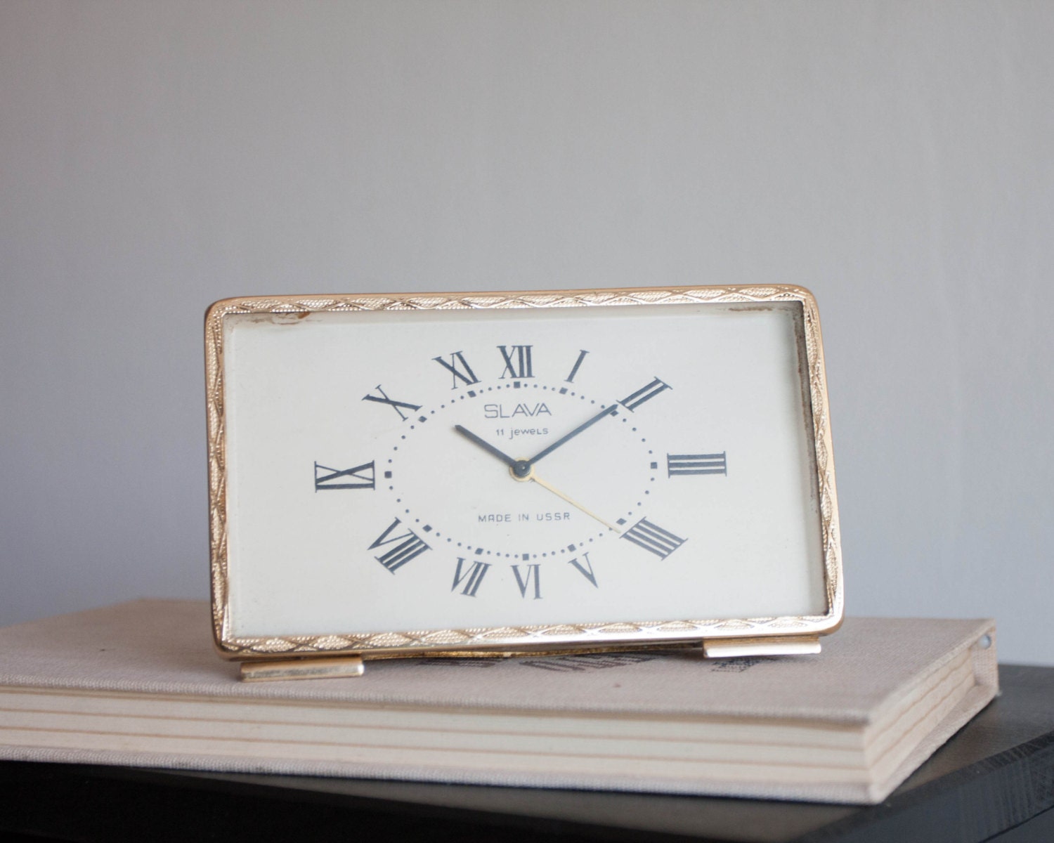 Vintage Soviet Clock, Russian Alarm Clock, Slava Soviet Union Home ...