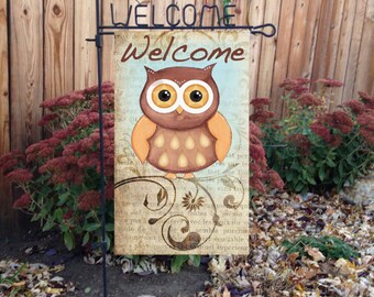 Owl welcome sign | Etsy