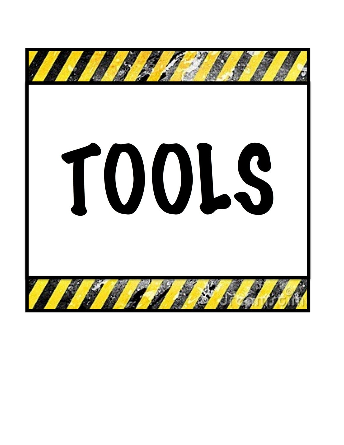 Construction Signs: Tools