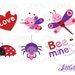 Valentine clipart Bug love clipart bug clipart 15001