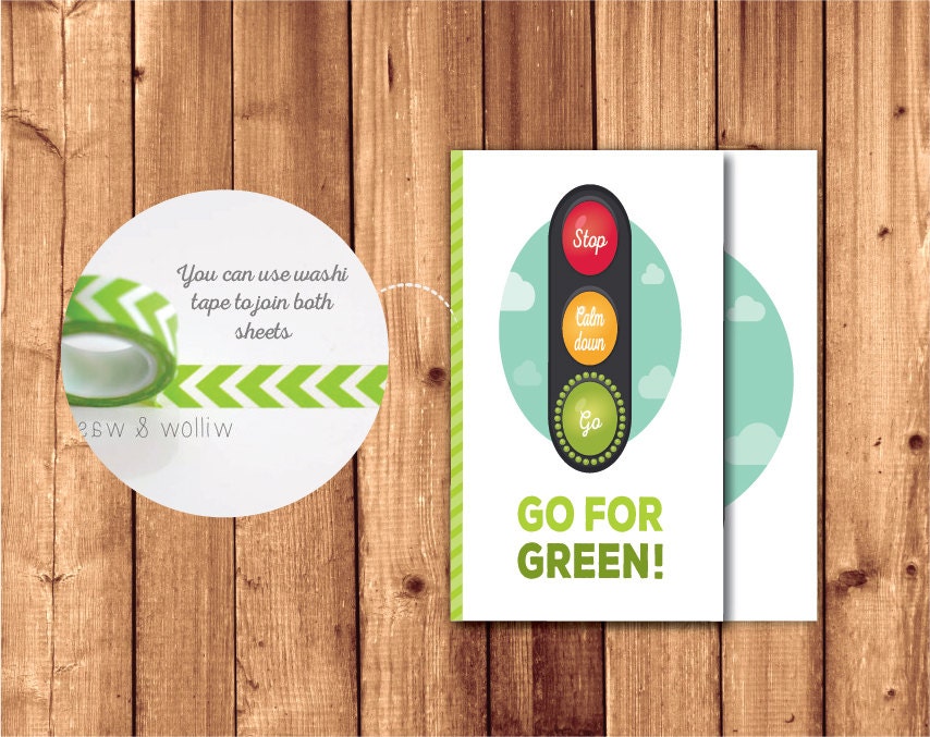 Traffic Light Anger Control Printable Printable Stoplight