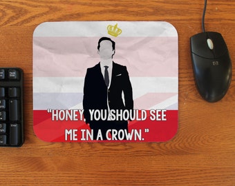 SHERLOCK Bored & Beware Rubber Mouse Pad