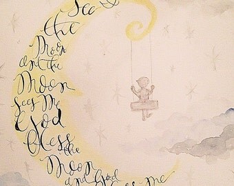 I see the moon | Etsy