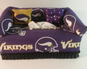 NFL Cleveland Browns Licenced Fabric Tissue Box by CLASSECHAOS