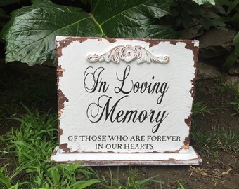 Deceased family sign | Etsy
