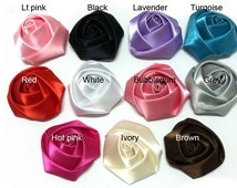Popular items for satin ribbon roses on Etsy