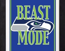 Popular items for seahawks beast mode on Etsy