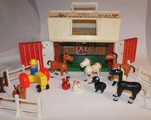 Popular items for little people barn on Etsy