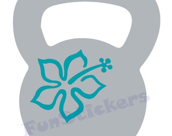Kettlebell decal | Etsy