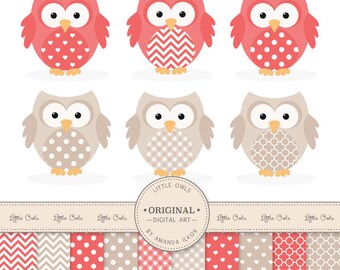 Popular items for coral owl on Etsy