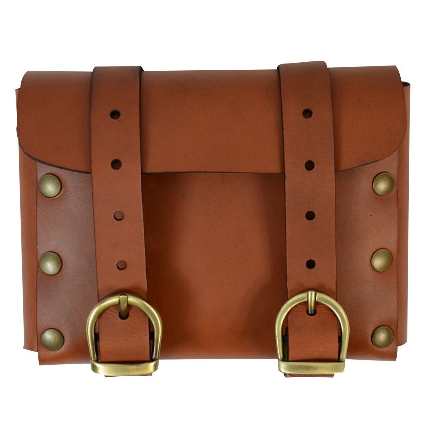 Wide Adventurers Medieval Belt Pouch for SCA LARP Cosplay