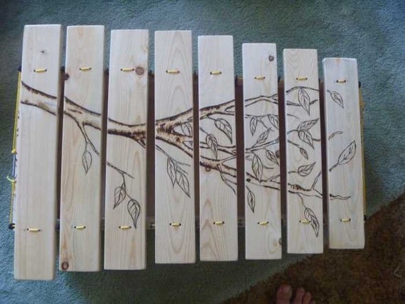 Beautiful custom made xylophone by Bessiesartandmusic on Etsy