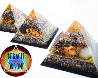 ROYAL JAGUAR - LARGE 12x12 orgone pyramid - High grade orgonite ...