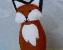 Unique fox finger puppet related items | Etsy