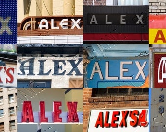 Alex name sign | Etsy