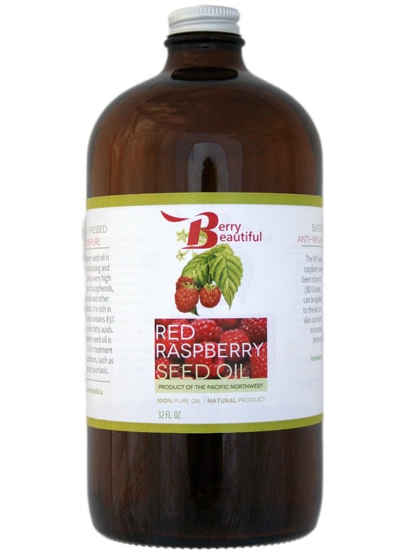 32 fl. oz. 950 mL Red Raspberry Seed Oil in by BerryBeautifulWA