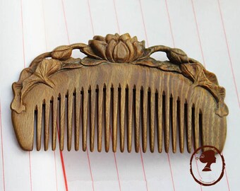 Popular items for wooden hair comb on Etsy