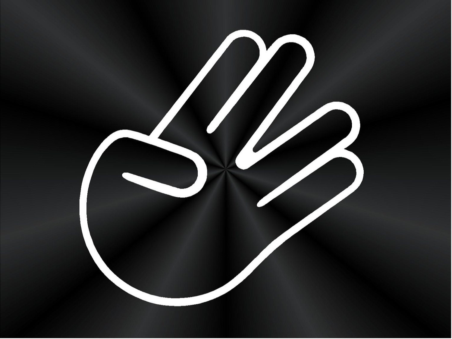 Spocker Decal shocker Hand Gesture Car Window by TruLineDecals