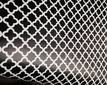 Black/white Contact paper, wallpaper, Adhesive Shelf Liner, vinyl.18in ...