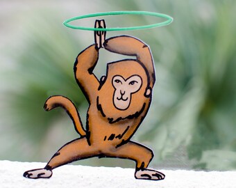 Hula monkey | Etsy