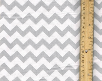 Grey chevron fabric | Etsy
