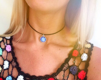 Items similar to The Cosmic Moon Choker & Star Choker Combo on Etsy
