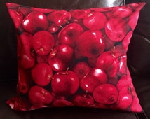 Popular items for red apple print on Etsy