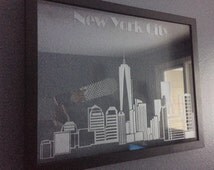 Popular items for etched shadow box on Etsy