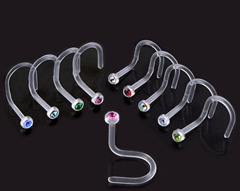 Tiny nose ring | Etsy