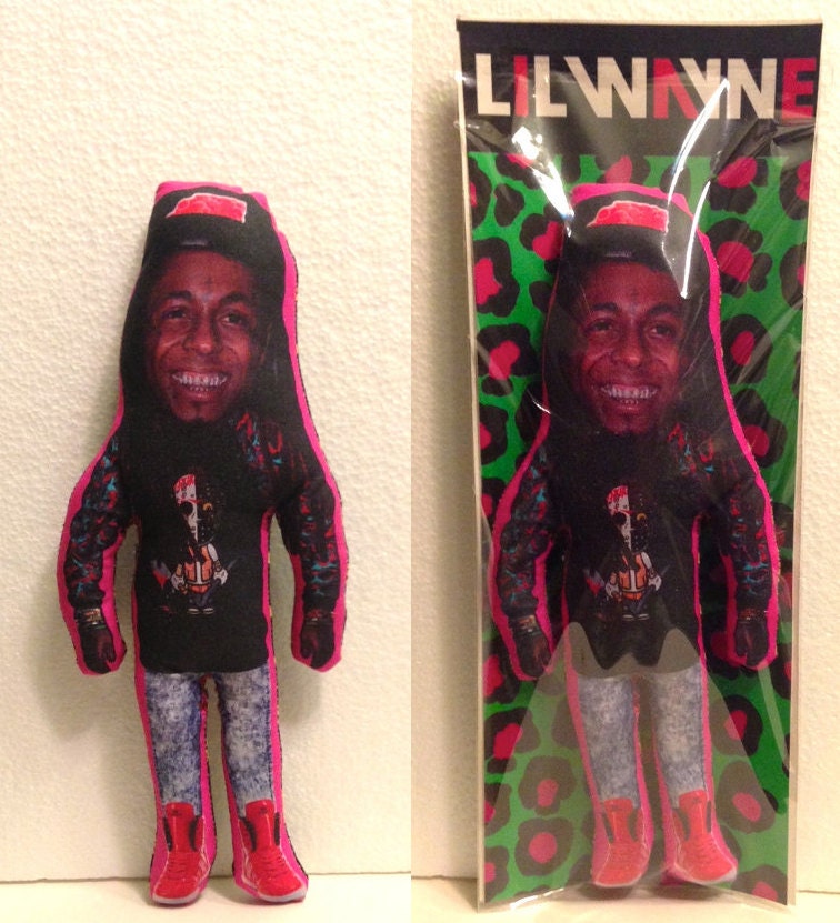 Lil Wayne Lil Weezy Stuffed Star toy Custom doll