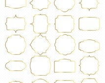 Unique gold frame related items | Etsy