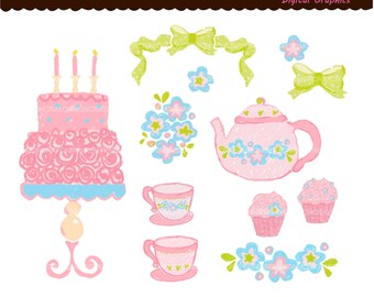Popular items for cakes clip art on Etsy