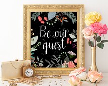 Popular items for be our guest print on Etsy