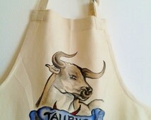 Popular items for hand painted apron on Etsy