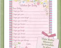 Popular items for baby shower notes on Etsy